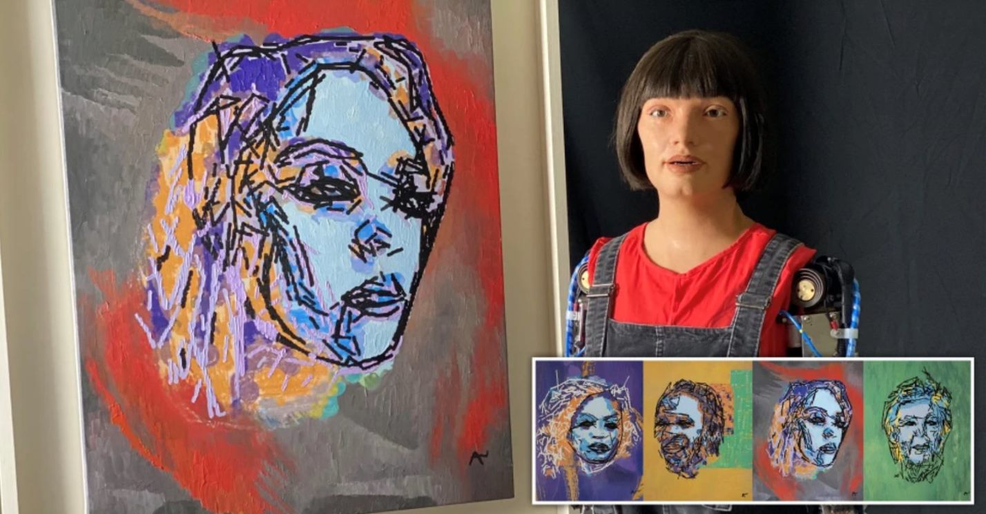 Hátborzongató: Humanoid Robot Hírességek Portréit Festi A Szemébe ...